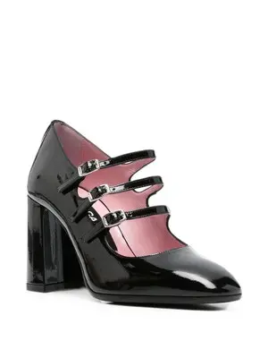 CAREL Keel Patent Leather Pumps - Black