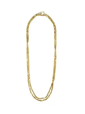 SITA NEVADO Rhodium-plated Brass Serpentine Link Necklace - Gold