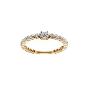 AYA FINE JEWELRY Oval & Round Lab Grown Diamond Eternity Band In 14k Gold - Yellow