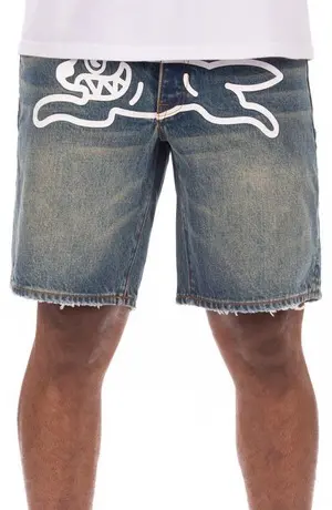 ICECREAM Blueberry Yogurt Denim Shorts