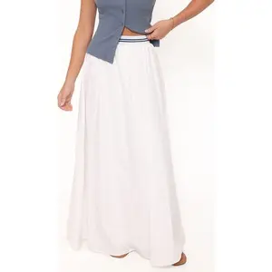 PETAL & PUP Christine Maxi Skirt - White