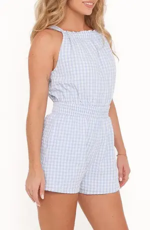 PETAL & PUP Felicity Gingham Romper
