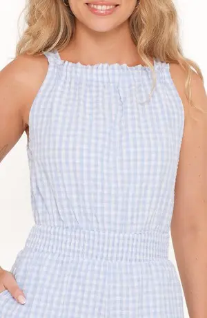 PETAL & PUP Felicity Gingham Romper
