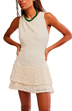Free People Slow Burn Lace Minidress