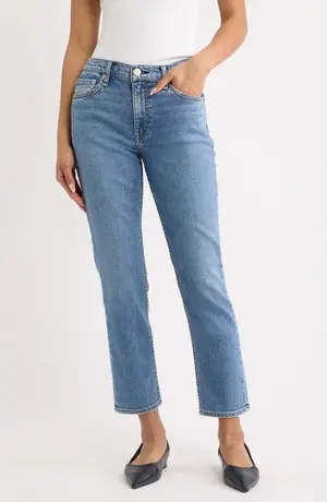 Rag & Bone Featherweight Wren Mid Rise Ankle Slim Jeans