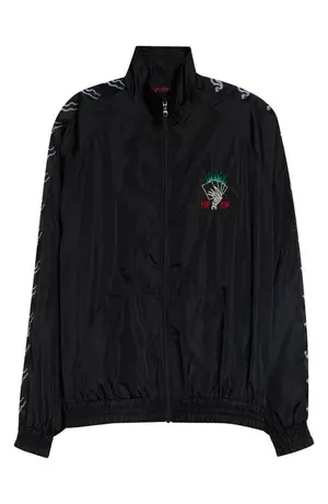 LU'U DAN Side Tape Embroidered Windbreaker