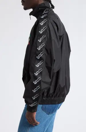 LU'U DAN Side Tape Embroidered Windbreaker