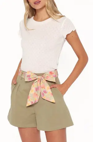 PETAL & PUP Darla Pointelle Baby Tee