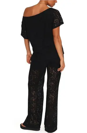PETAL & PUP Tucker Lace Top And Pants Set