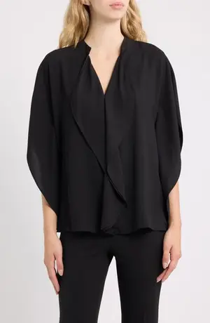 Anne Klein Flutter Dolman Top