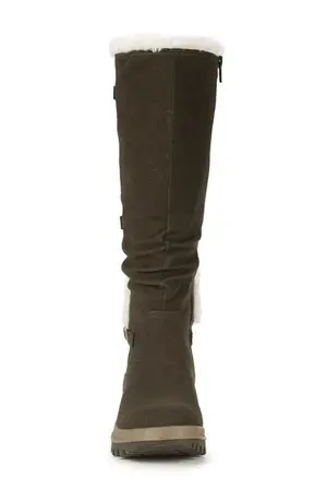 BARETRAPS Navia Faux Fur Lined Tall Boot With Buckle Detail