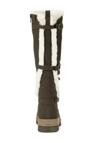 BARETRAPS Navia Faux Fur Lined Tall Boot With Buckle Detail