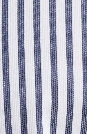 BOSS Hank Slim Fit Striped Dress Shirt - Dark Blue