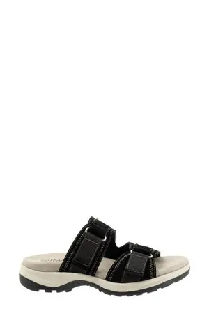 Softwalk Oasis Leather Slide Sandal