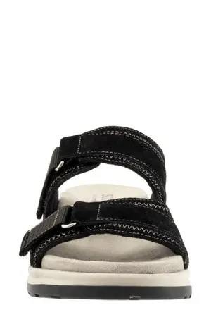 Softwalk Oasis Leather Slide Sandal