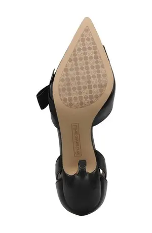 CHARLES DAVID Gluck D'orsay Pumps With Bow Detailing