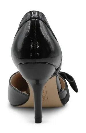 CHARLES DAVID Gluck D'orsay Pumps With Bow Detailing