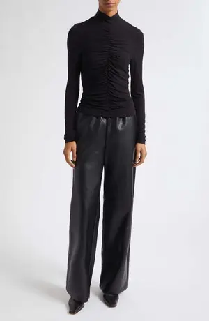TOCCIN Mick Pull-on Faux Leather Pants