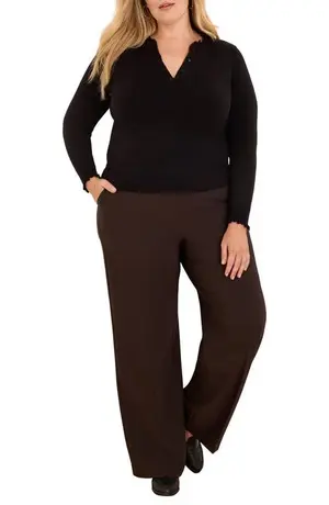 NIC+ZOE Lenox High Waist Wide Leg Pants