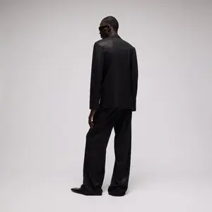 Gucci Double-breasted Wool Jacket With Chintzed Finish