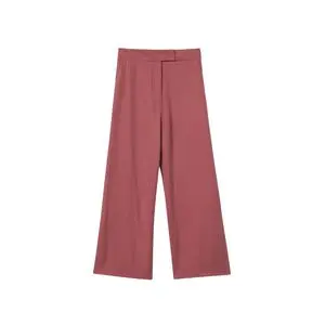 DĀL THE LABEL Cropped Wide-leg Trousers