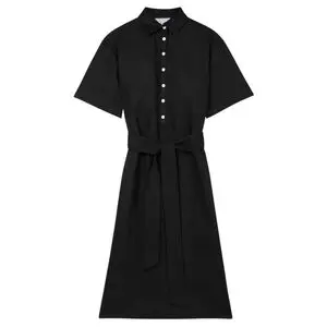DĀL THE LABEL Linen Midi Shirtdress