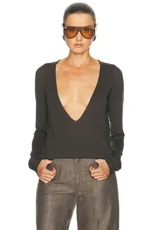 Rick Owens Extreme V-neck Sweater