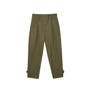 DĀL THE LABEL Canvas Cotton Utility Tapered Pants