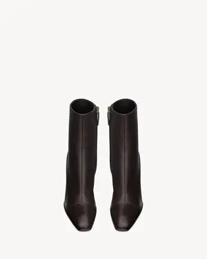 Saint Laurent Venetia Ankle Boots In Smooth Leather