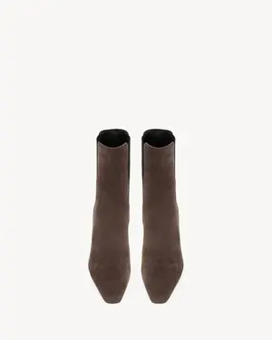 Saint Laurent Francoise Suede Chelsea Boots