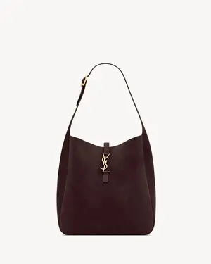 Saint Laurent Le 5 À 7 Supple Large In Suede - Arabica