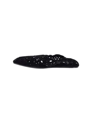 Alaïa Vienne Flat Shoes - Black