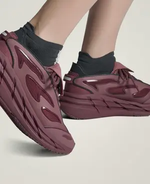 Stella McCartney Vegan Running Trainers - Maroon