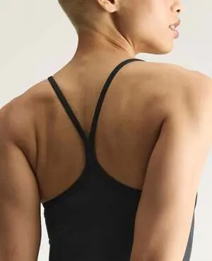 Stella McCartney Studio Spaghetti Strap Crop Top - Black