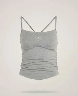 Stella McCartney Studio Spaghetti Strap Crop Top - Grey