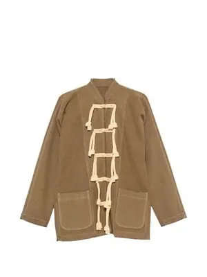 UMA WANG Jacket With Tassel Details - Brown
