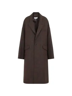 MAISON MARGIELA Oversized Wool Wrap Coat