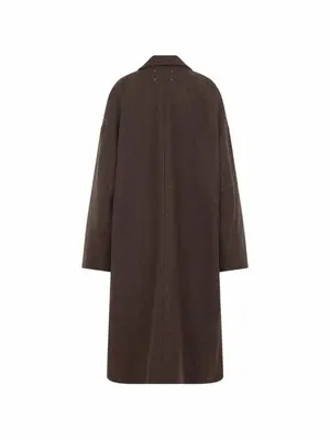 MAISON MARGIELA Oversized Wool Wrap Coat