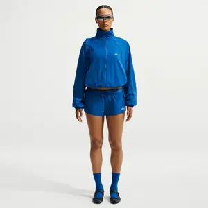 Nike Skims Stretch Nylon Runner Shorts - Blue