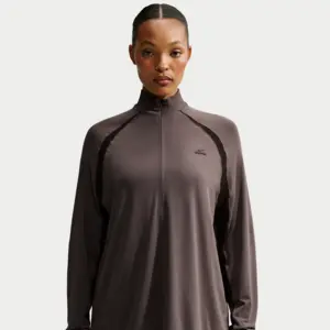 Nike Skims Stretch Knit Long Sleeve Top - Brown