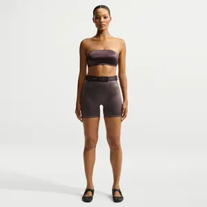Nike Skims Satin Shine High-waisted 5" Biker Shorts