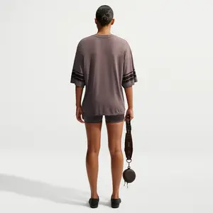 Nike Skims Stretch Knit Oversized V-neck Top