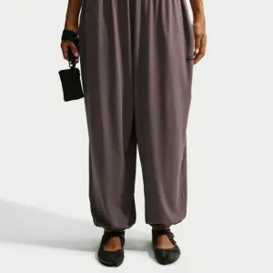 Nike Stretch Knit Flowy Pants With Cuffed Ankles