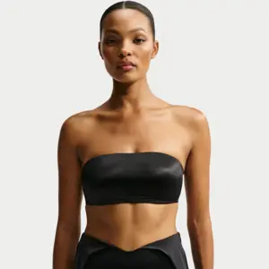 Nike Skims Satin Shine Convertible Bandeau Bra - Black