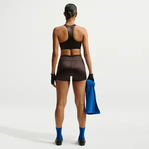 Nike Skims Satin Shine Front-zip Bra