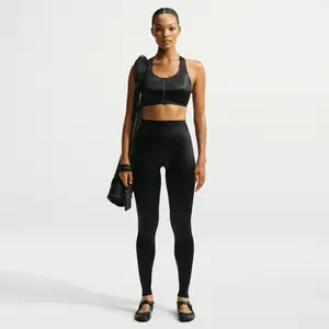 Nike Skims Satin Shine High-waisted Bonded 29" Leggings - Black