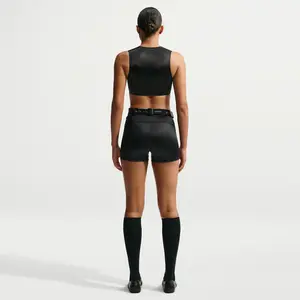 Nike Skims Satin Shine Mid-rise Boyshorts
