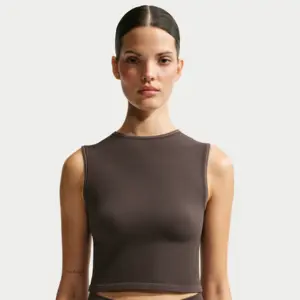 Nike Skims Ribbed Seamless Muscle Tank Top - Brown