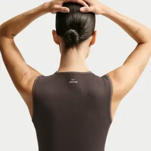 Nike Skims Ribbed Seamless Muscle Tank Top - Brown