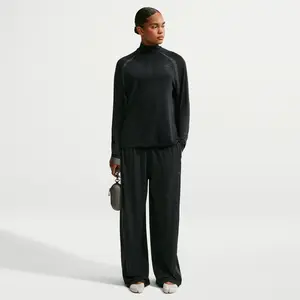 Nike Skims Stretch Knit Wide-leg Pants - Black
